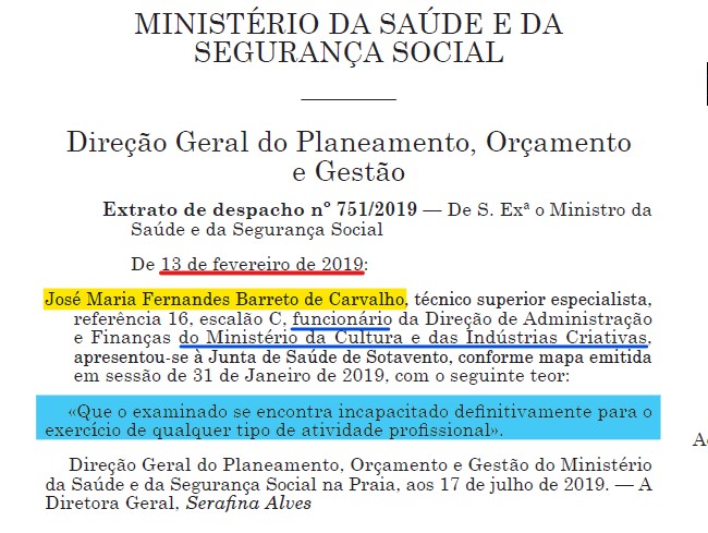 José Maria Fernandes Barreto de CARVALHO